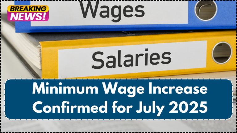 Minimum Wage Increase Confirmed for July 2025